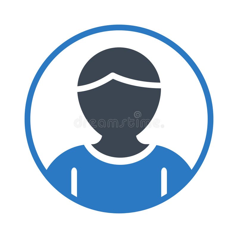 Account Glyph Color Vector Icon Stock Vector - Illustration of business ...