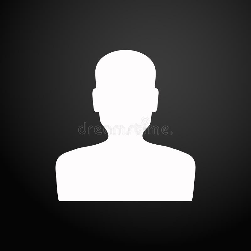 Account Vector Icon - Vector Illustration Isolated on Flat Square ...