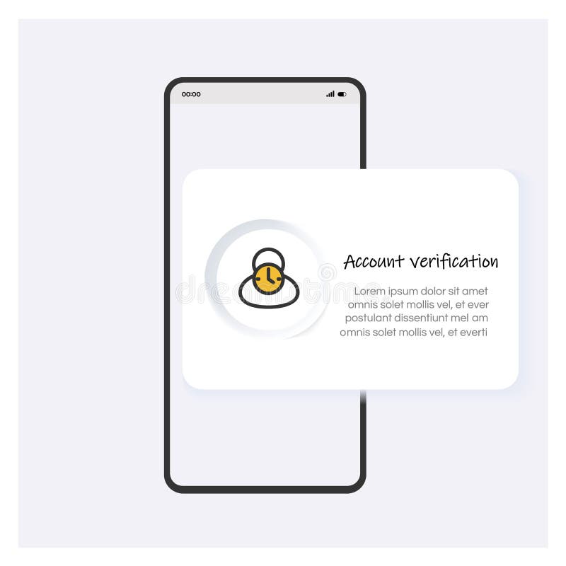 Account Verification Signs Collection. Blue Checkmarks Set on ...
