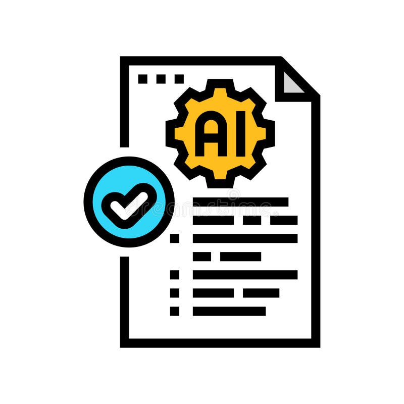 Accountability Checklist Color Icon Vector Illustration Stock Vector ...