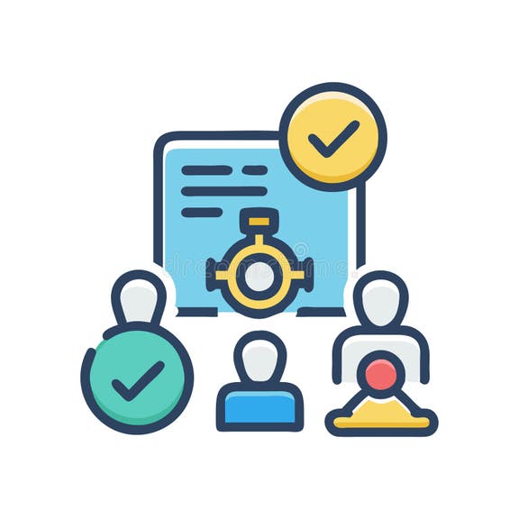 Accountability Icon Design stock vector. Illustration of flat - 351931935