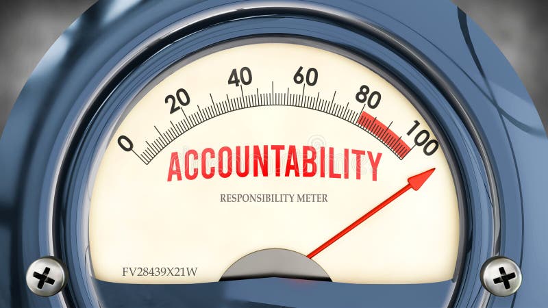 Accountability and Responsibility Meter that is Hitting a Full Scale ...