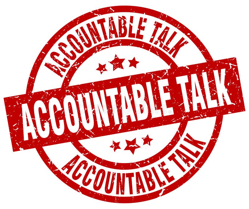 Accountable Stamp on White Background Stock Illustration - Illustration ...