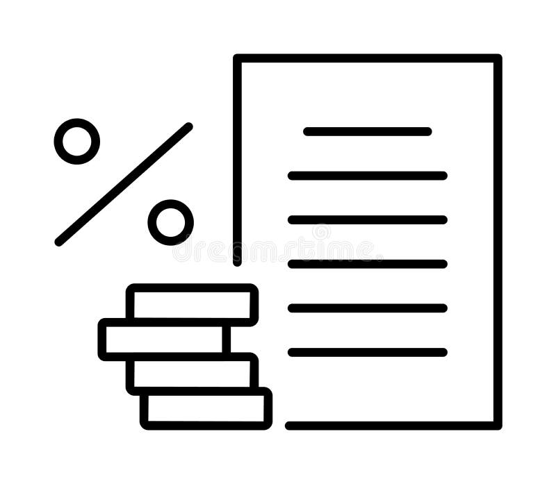 Accountancy, Accounting, Costs Vector Icon on Transparent Background ...