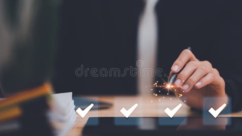 Accountant Audit Documents, Quality Assessment Management with a ...