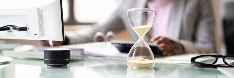 Accountant Calculating Invoice Bill in Time Stock Photo - Image of ...