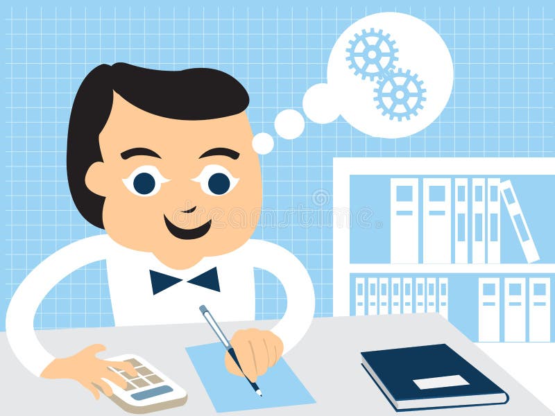 Accountant Cartoon Stock Illustrations – 10,193 Accountant Cartoon ...