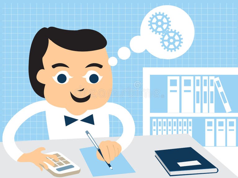 Accountant Cartoon Stock Illustrations – 10,193 Accountant Cartoon ...