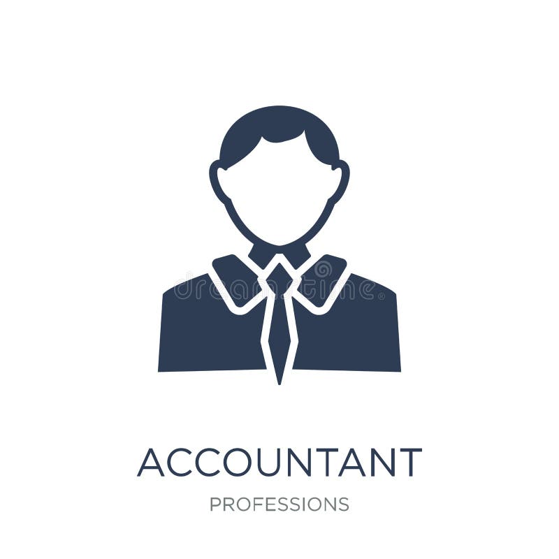 Accountant Icon. Trendy Accountant Logo Concept On White Background ...