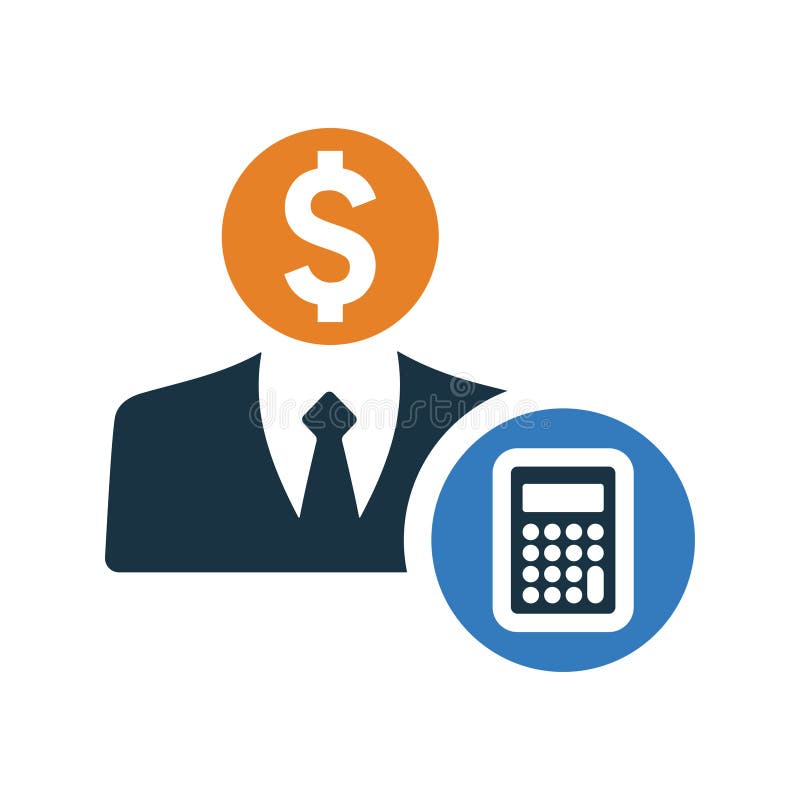Accountant icons stock illustration. Illustration of clerk - 290793824