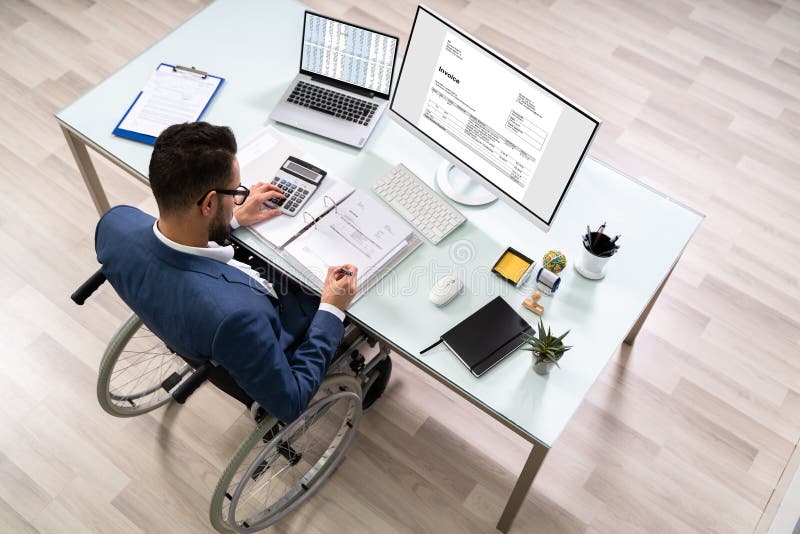 Accountant Man in Suit stock photo. Image of businessman - 240065126
