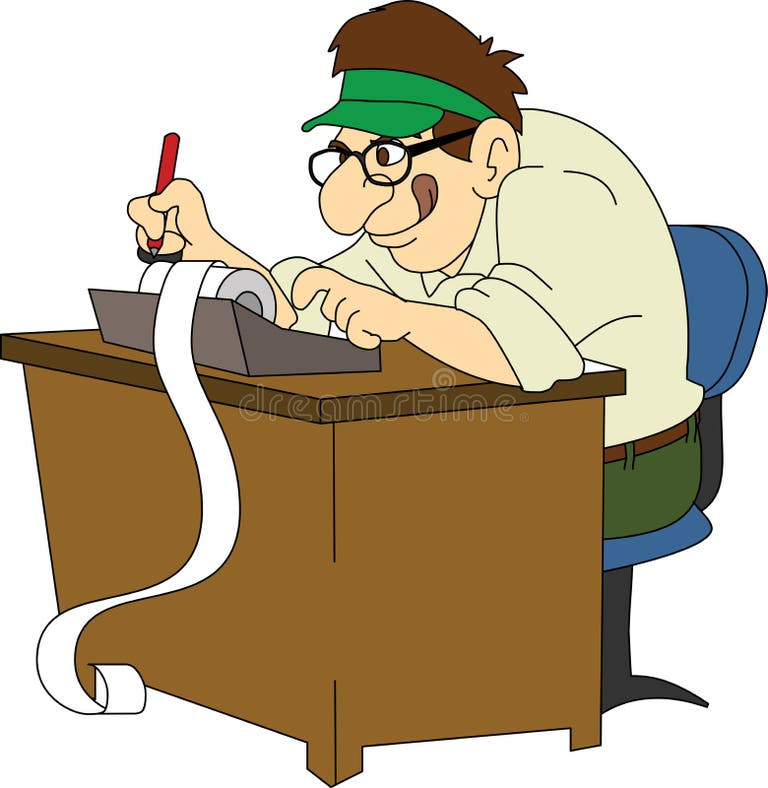 Accountant Green Visor Stock Illustrations – 3 Accountant Green Visor ...