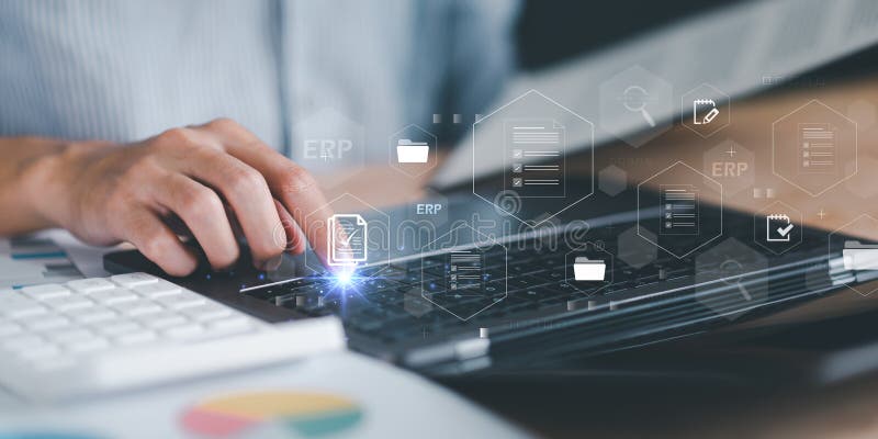 Accountant Showing Office Document Auditing Concept ,plan Review ...