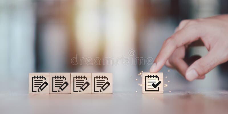 Accountant Showing Office Document Auditing Concept ,plan Review ...