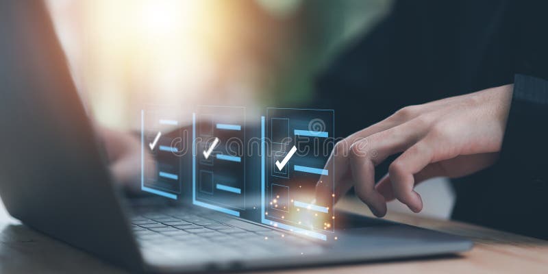 Accountant Showing Office Document Auditing Concept ,plan Review ...