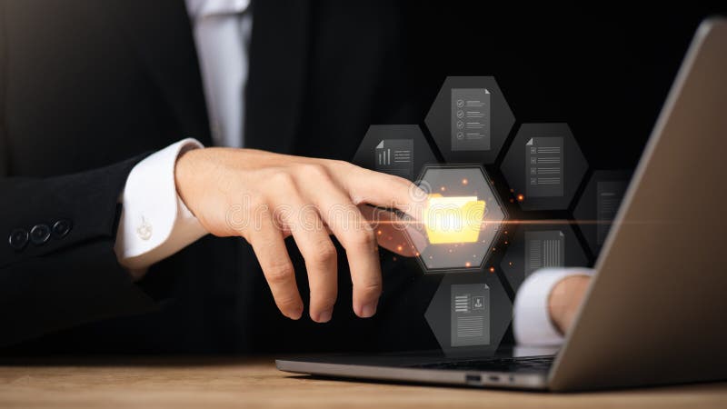 Accountant Showing Office Document Auditing Concept ,plan Review ...