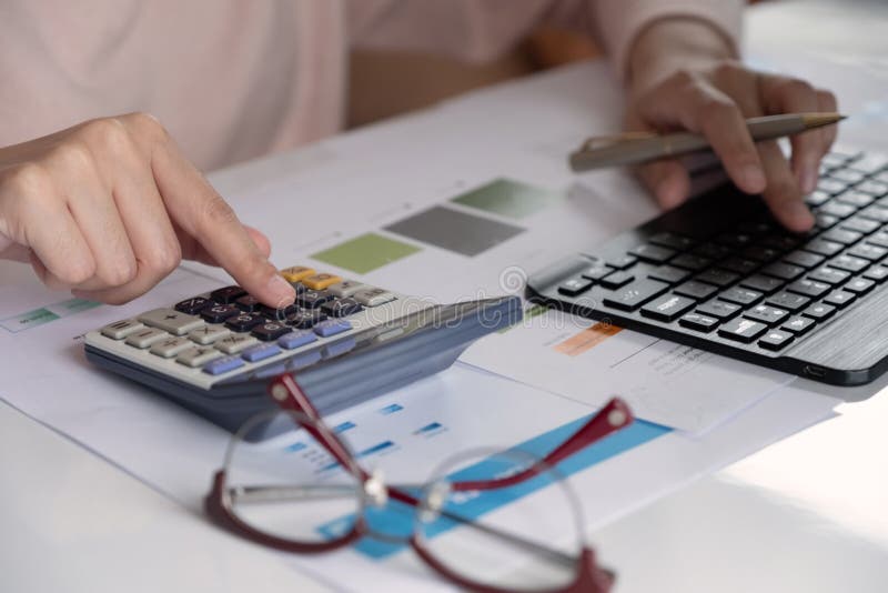 Accountants at work stock image. Image of career, document - 23290549