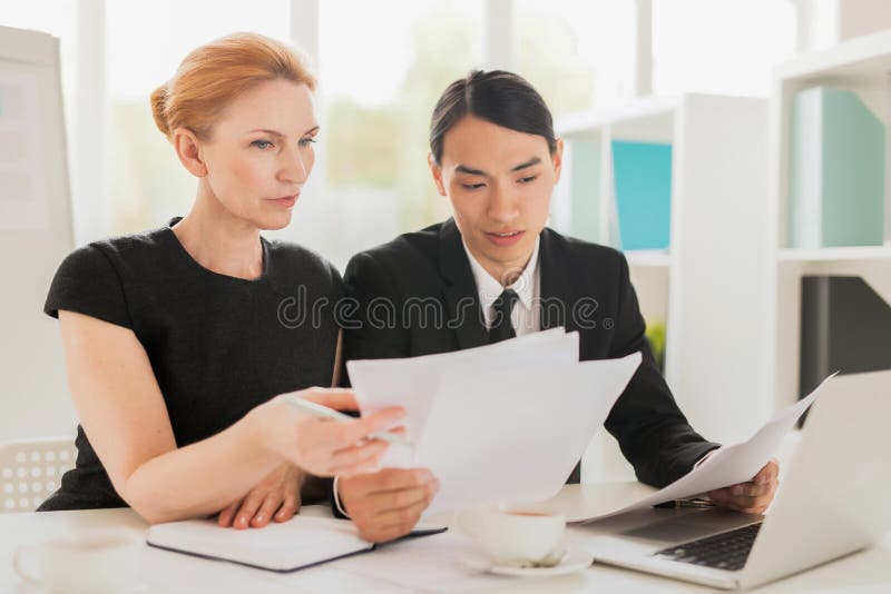 Accountants working stock photo. Image of analyst, professionals - 99620280