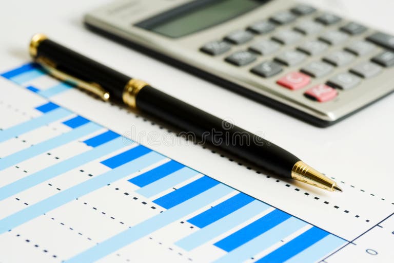 Financial Accounting Stock Market Graphs Charts Stock Image - Image of ...