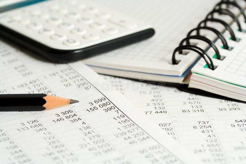 Financial accounting stock image. Image of asset, economics - 12834227