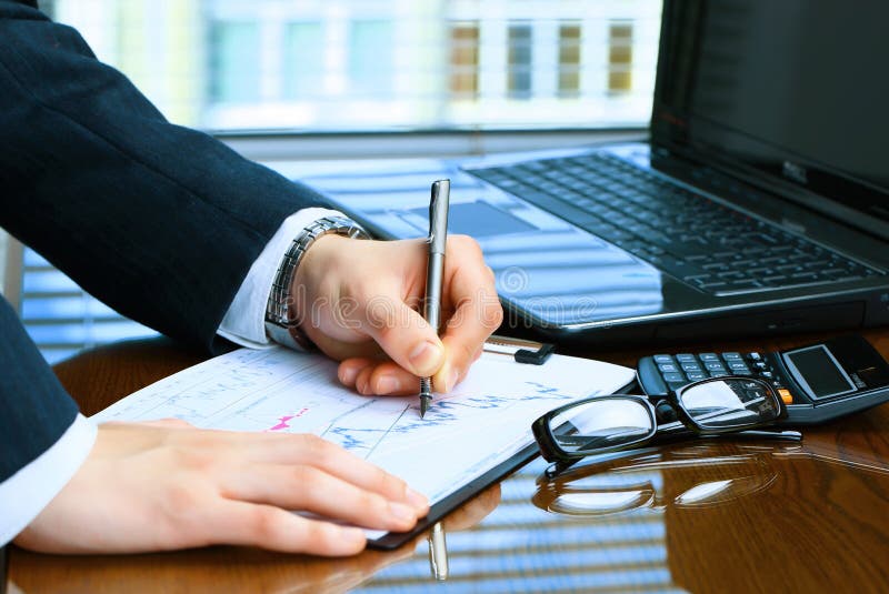 Accounting. stock image. Image of ballpoint, management - 24402641