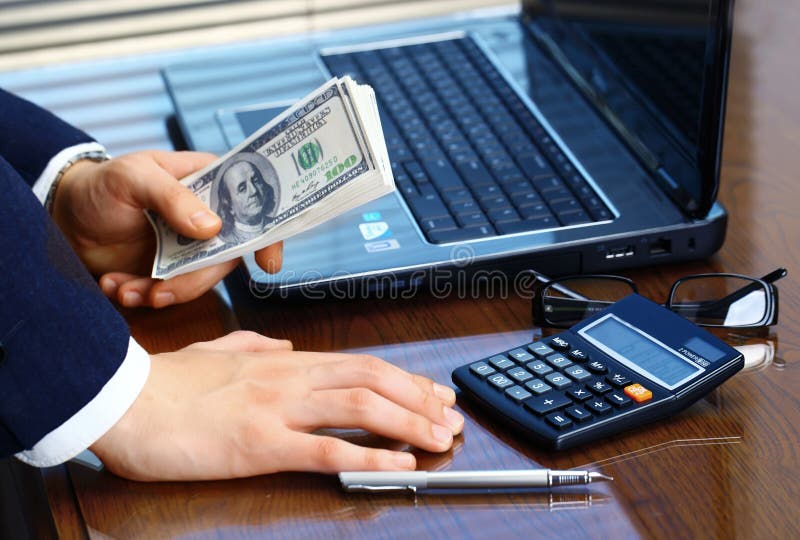 Accounting (red) stock image. Image of market, graph - 10528069