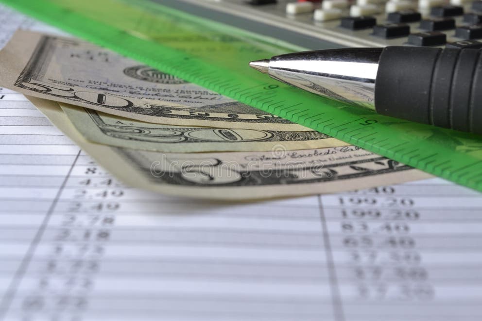 Accounting stock photo. Image of curves, keys, ruler - 23743216