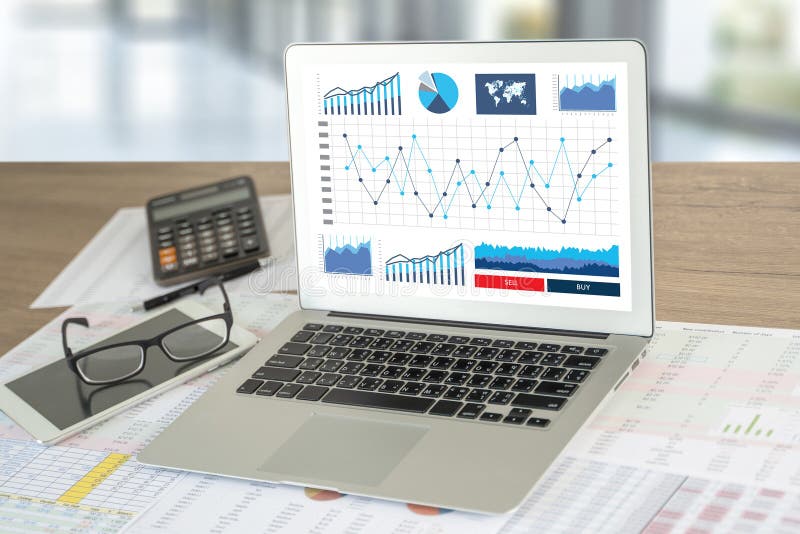 Accounting Analysis Businessman Work Hard Data Analytics Statistics ...