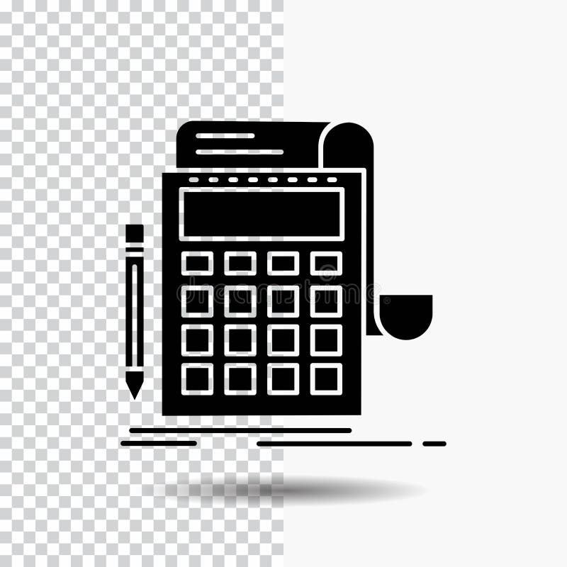 Accounting, Audit, Banking, Calculation, Calculator Glyph Icon on ...