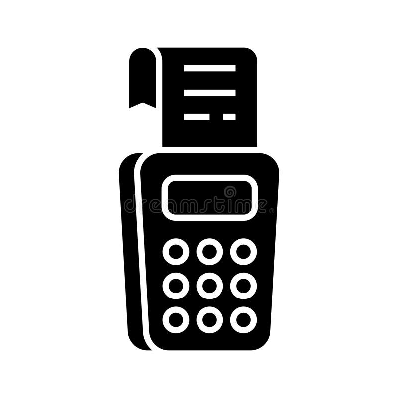 Accounting Black Icon, Concept Illustration, Vector Flat Symbol, Glyph ...