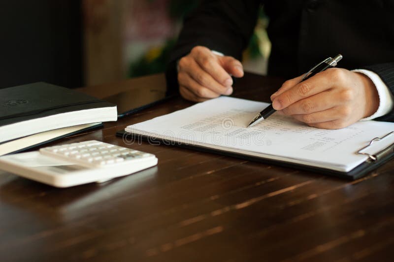 Accounting Business Teaching. Stock Image - Image of delivering ...