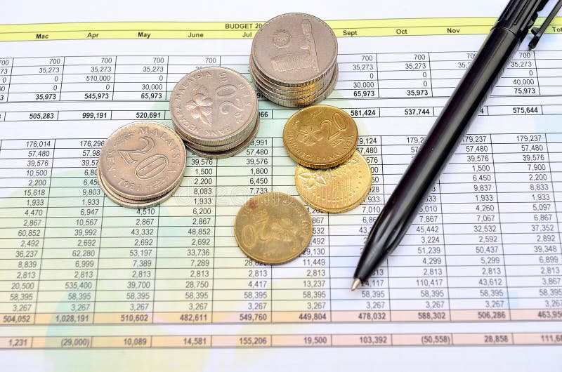 Accounting Charts and Diagrams Stock Photo - Image of company, glasses ...