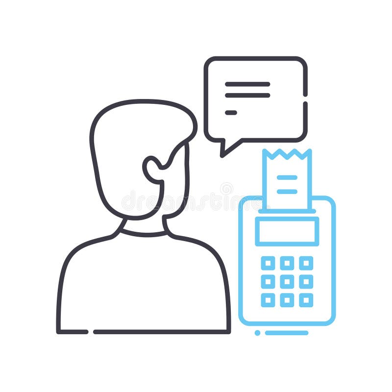 Accounting Consulting Line Icon, Outline Symbol, Vector Illustration ... Accounting Consulting Line Icon, Outline Symbol, Vector Illustration ...