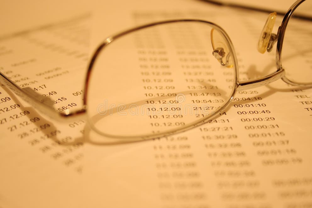 Accounting figures stock image. Image of balance, glasses - 14164015