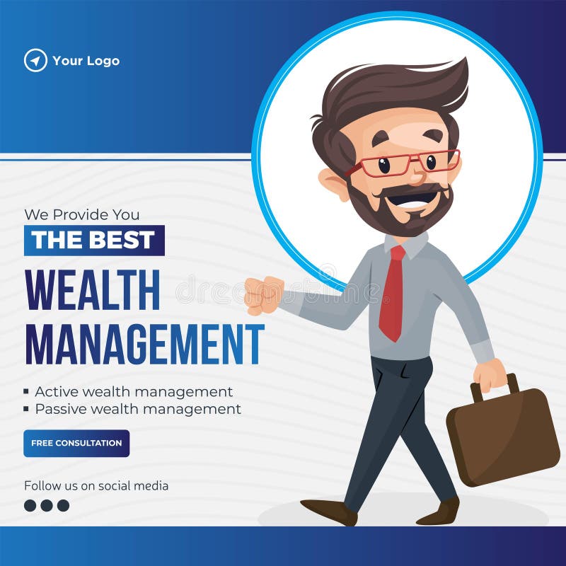 Best Wealth Management Banner Design Template Stock Vector ...