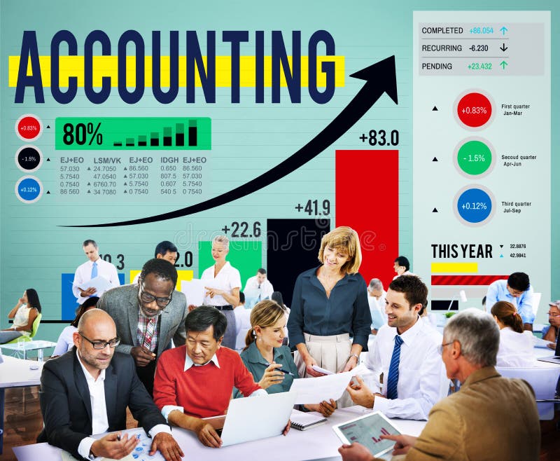 Accounting Financial Bookkeeping Budget Management Concept Stock Photo ...