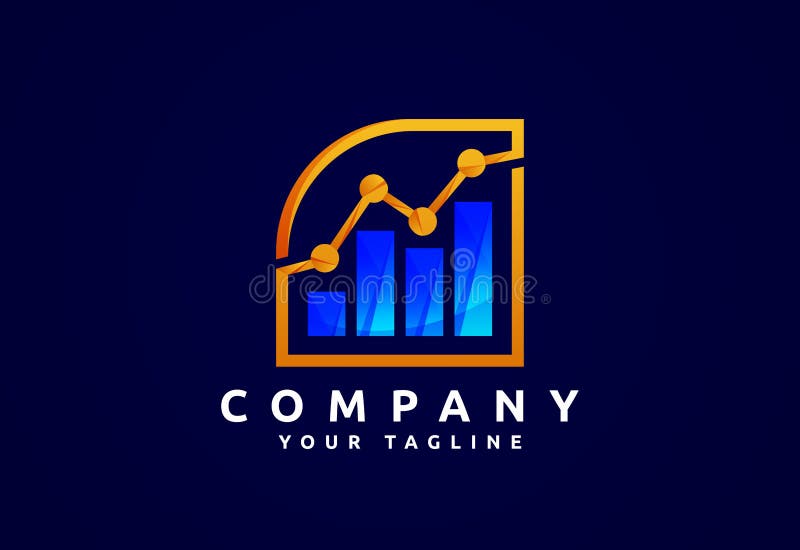 Accounting Financial Gradient Logo, Financial Advisors Logo Design ...