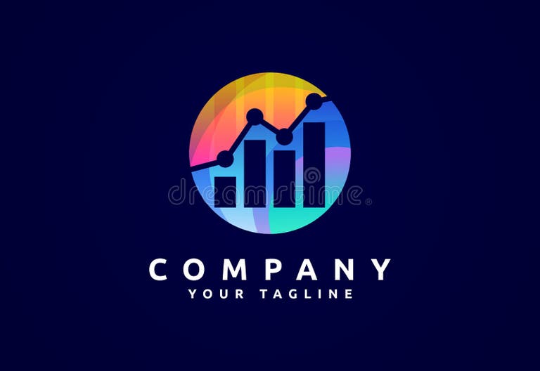 Accounting Financial Gradient Logo, Financial Advisors Logo Design ...