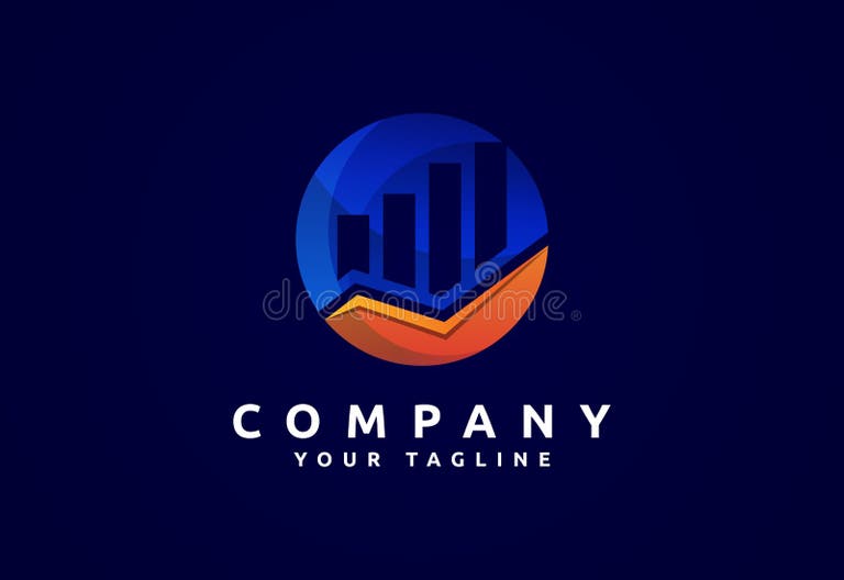 Accounting Financial Gradient Logo, Financial Advisors Logo Design ...