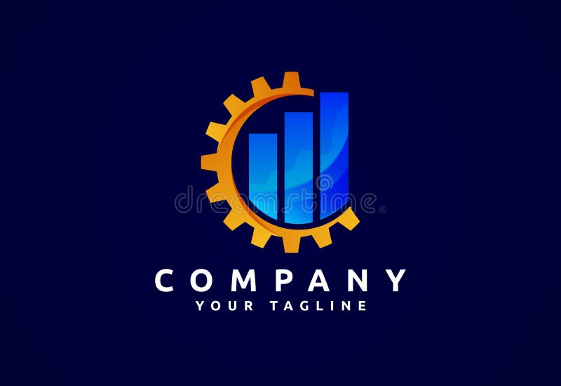 Accounting Financial Gradient Logo, Financial Advisors Logo Design ...
