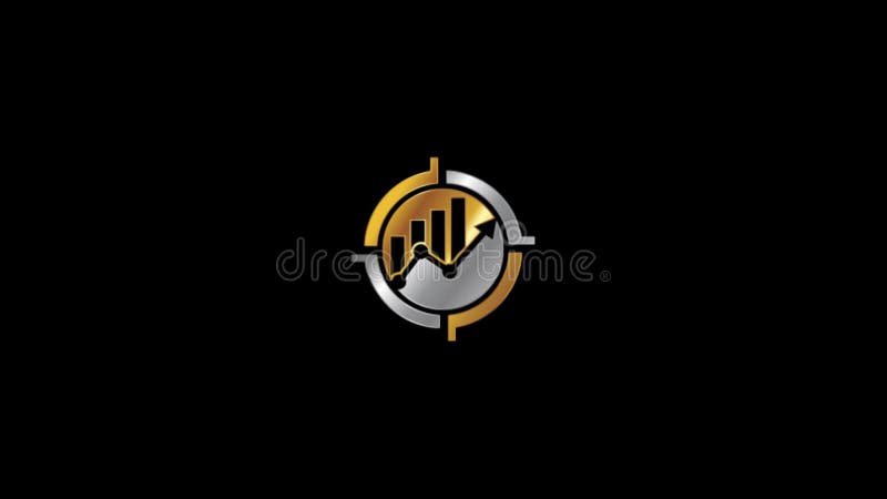 Accounting Financial Logo Animation. Financial Advisors Logo Design ...