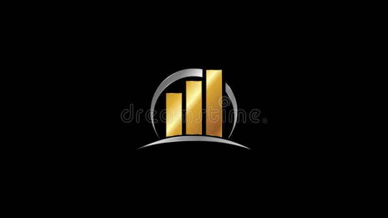 Accounting Financial Logo Animation. Financial Advisors Logo Design ...