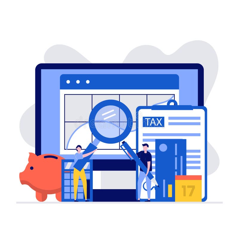 Tax Accounting Concept Illustration Stock Vector - Illustration of ... Tax Accounting Concept Illustration Stock Vector - Illustration of ...
