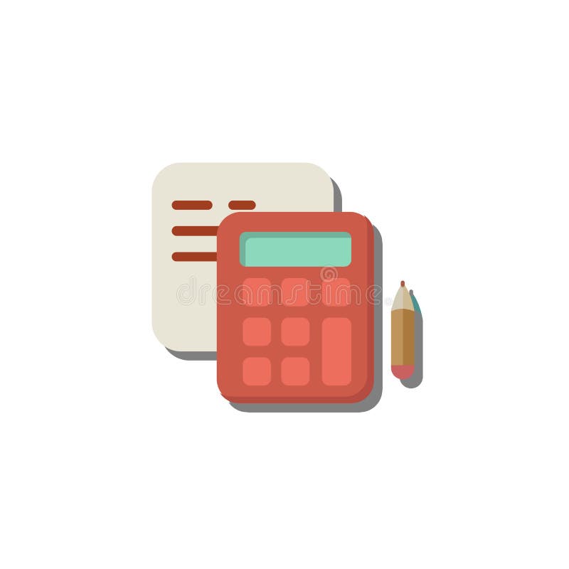 Calculator Clipart. Calculator Isolated Flat Vector Clipart Stock ...