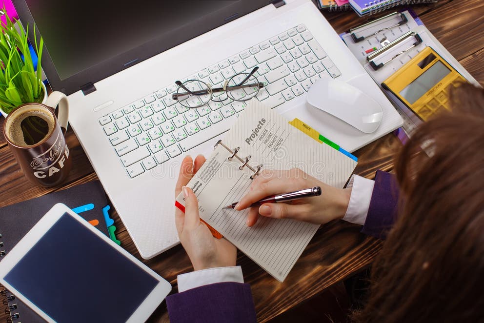 Accounting stock photo. Image of desk, accounting, hands - 75846850