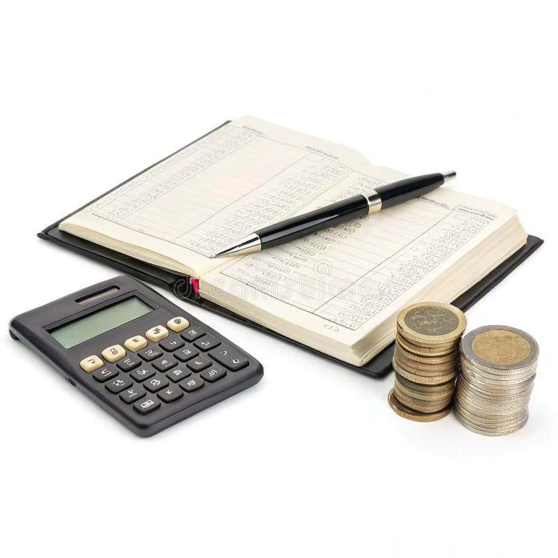 Accounting Isolated on Transparent Background Stock Illustration ...