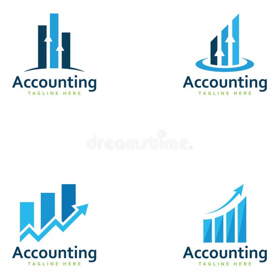 Accounting Logo Vector Design Icon Stock Vector - Illustration of ...
