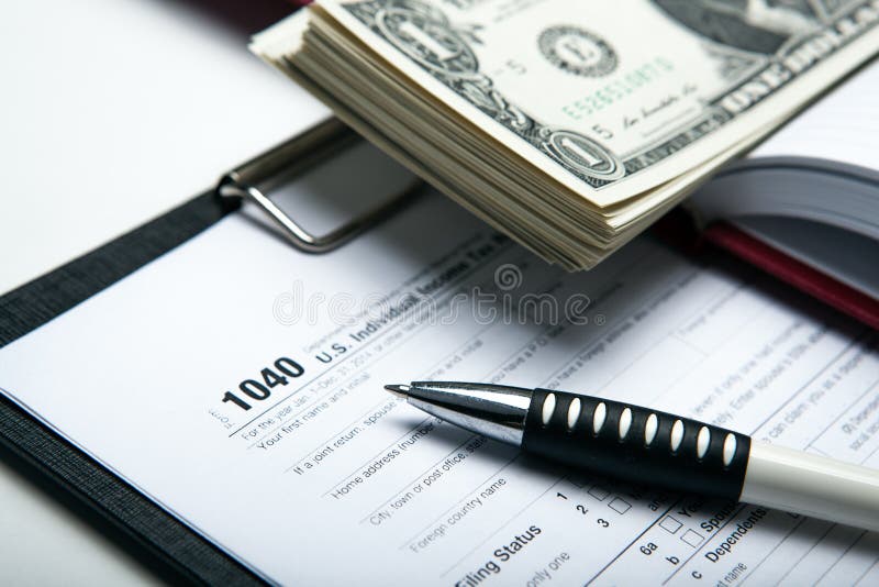 Accounting in the money stock photo. Image of investment - 61307996