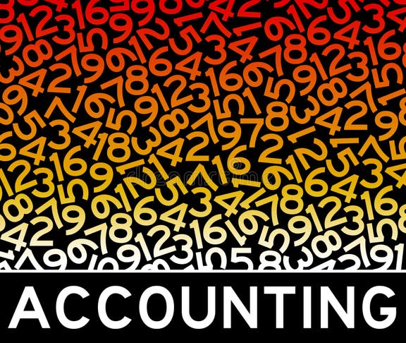 Accounting numbers stock illustration. Illustration of assets - 45995102
