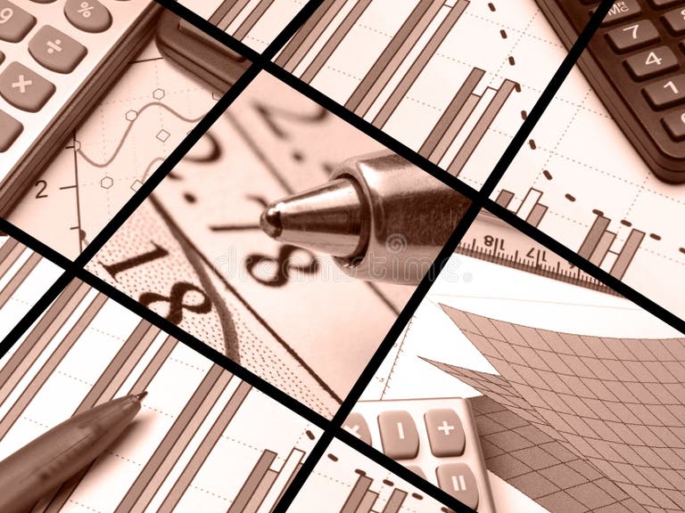 Accounting (red) stock image. Image of graph, keyboard - 10587161